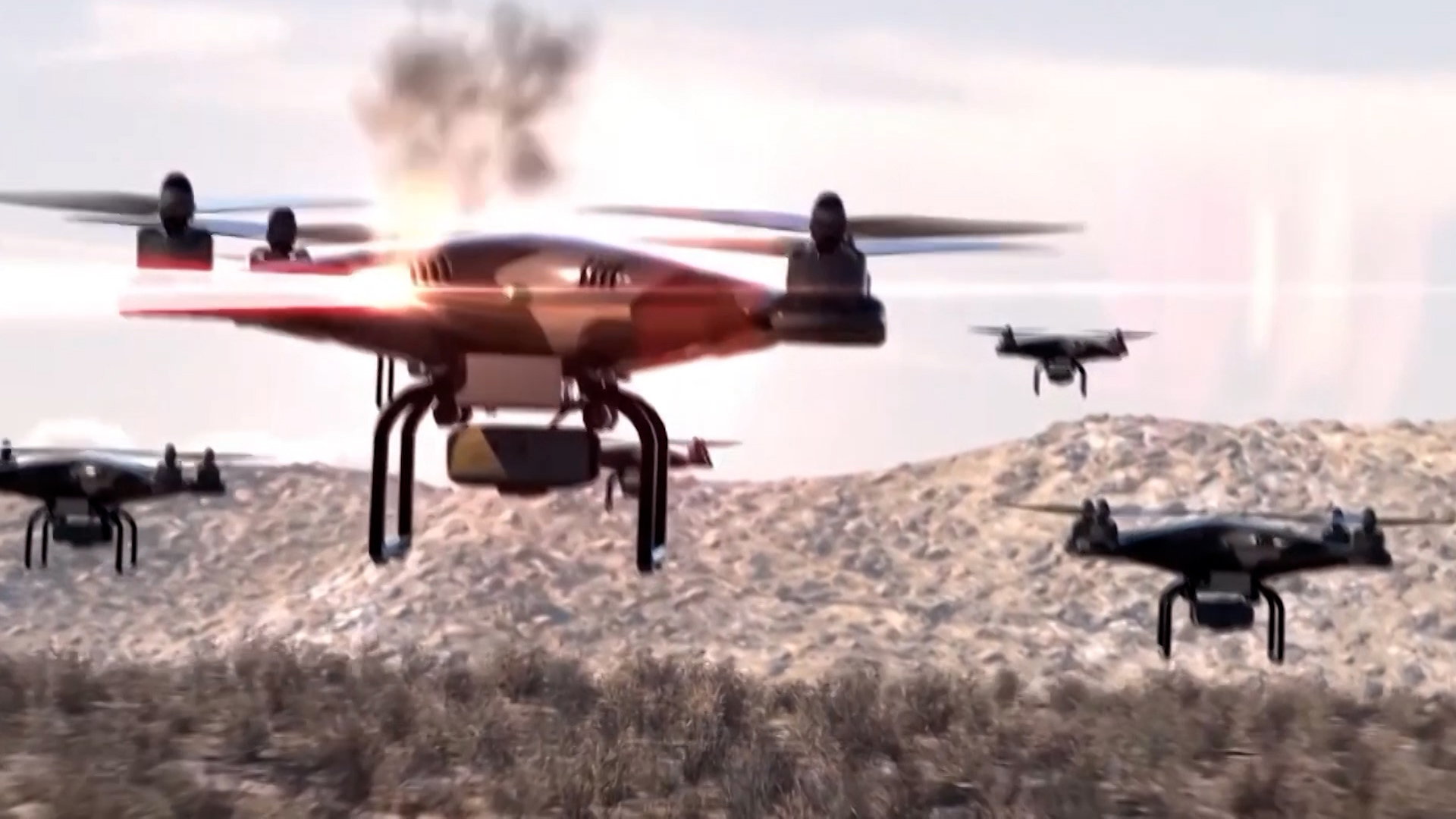 AI-powered swarms that pick their own targets mark the future of drone warfare